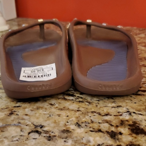 Cheeks by Tony Little | Shoes | Cheeks Jewel Health Sandals By Tony ...